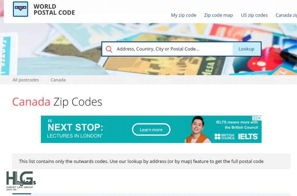 Postal code Canada là gì? Mã Zip Canada [2025]